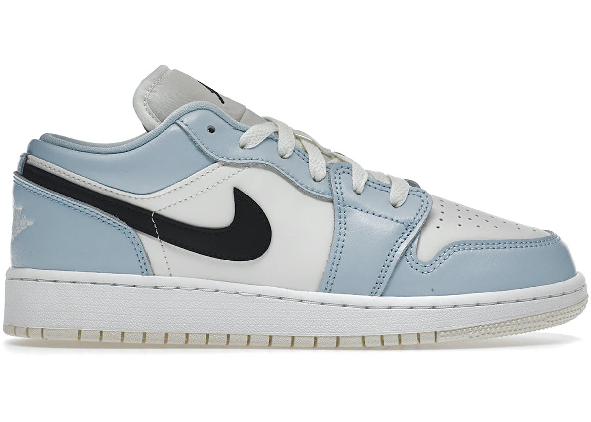 Nike Air Jordan 1 Low Ice Blue Black (GS) – KICKCLUSIVEGSP